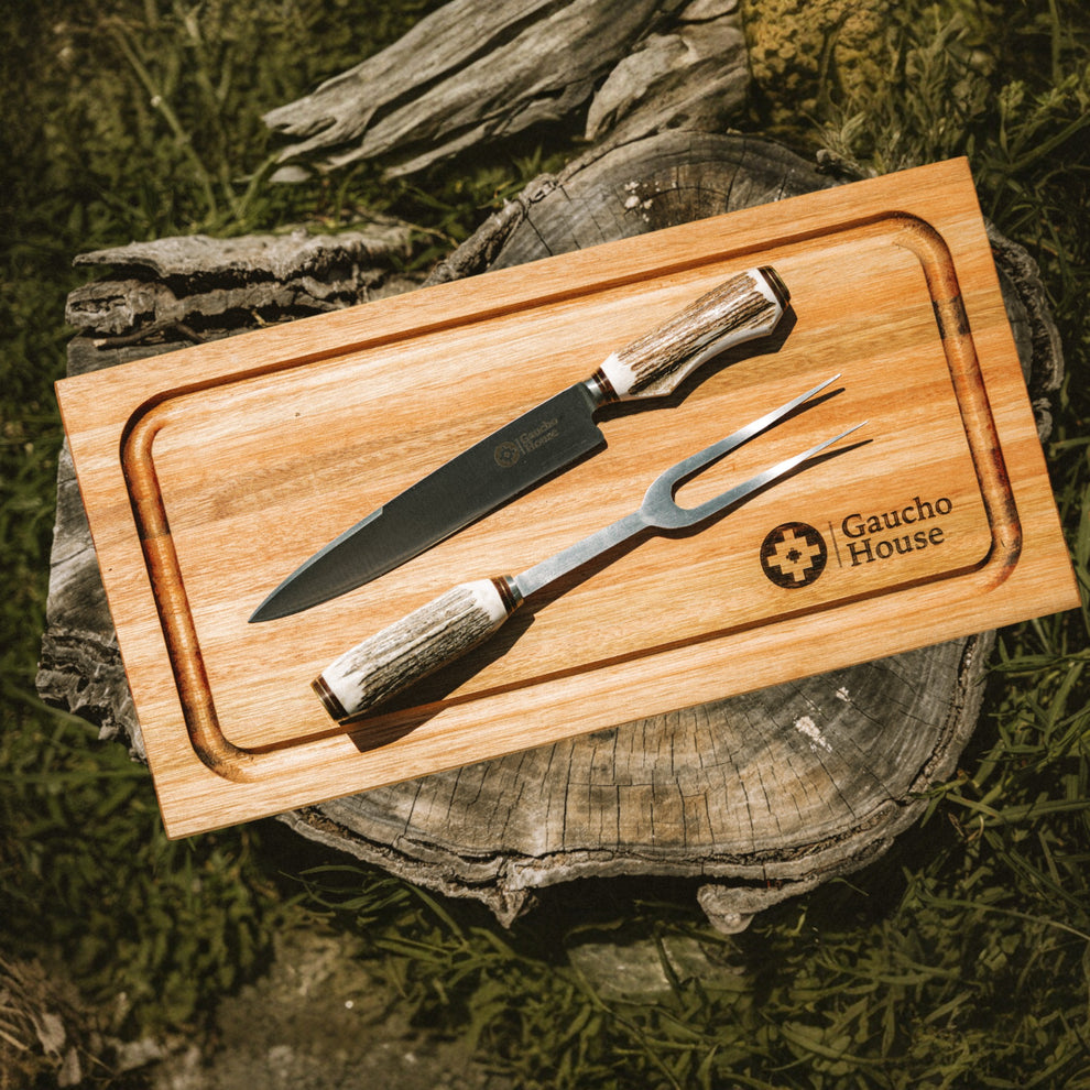 PREMIUM GRILL MASTER KNIFE AND FORK SET